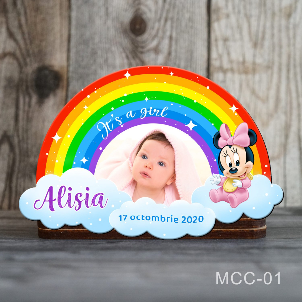 Plic de bani cu poza - Minnie - PBBF-026 - Produse BOTEZ si NUNTA