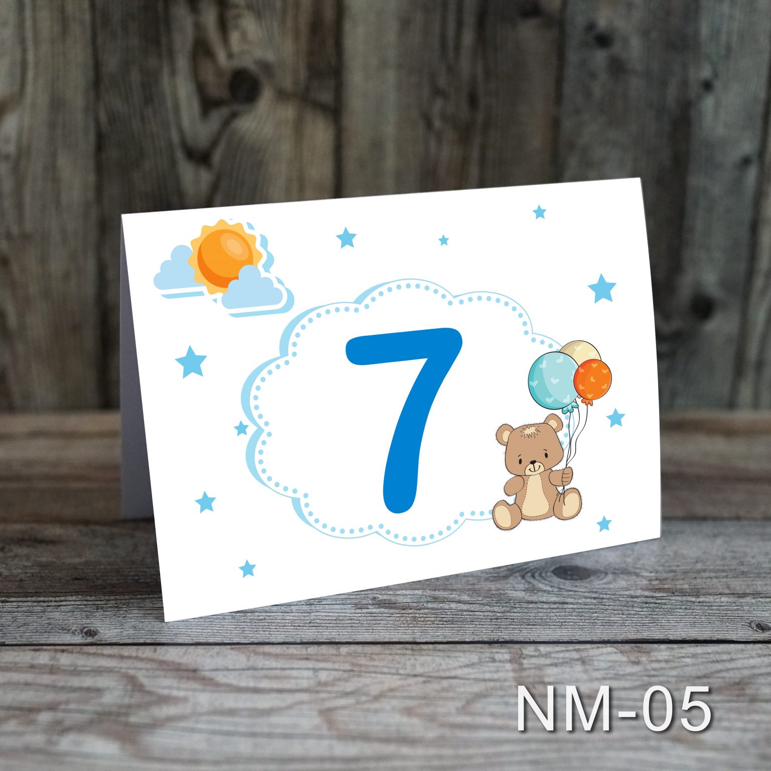 Numere de masa botez - Printesa Sofia - NM-16 - Marturii Botez baietei ...