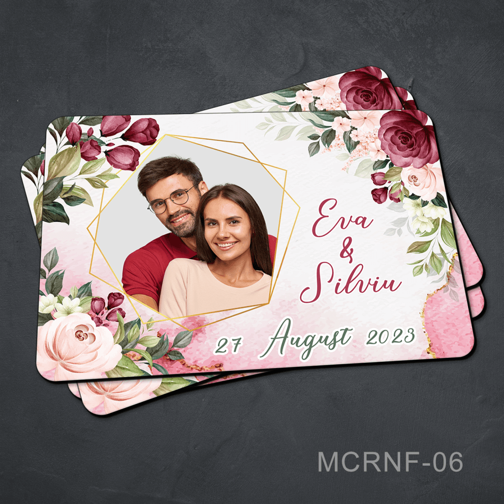 Magneti rotunzi personalizati marturii nunta - MCNR-07 - Marturii Botez ...